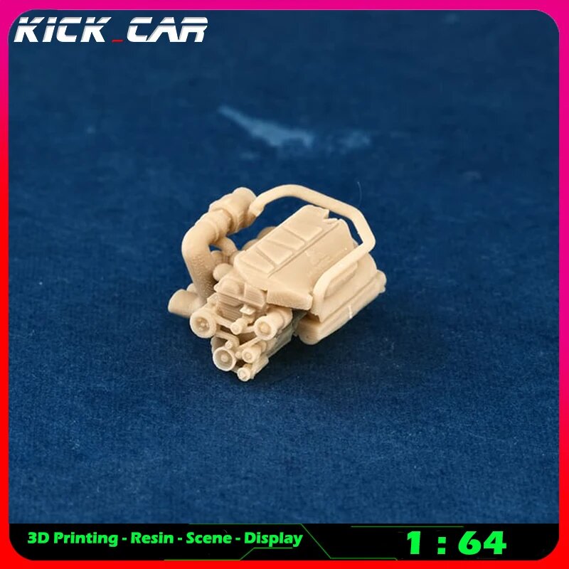 Kickcar 1/64 модель автомобиля из пластика 4B11 Engine