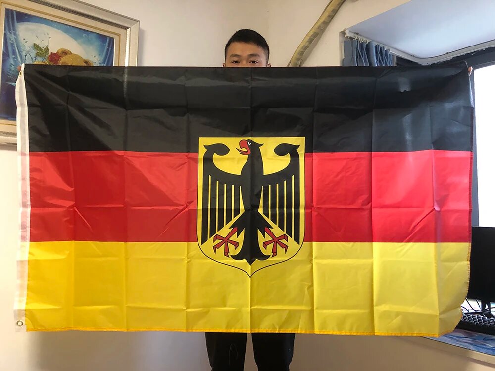 Флаг Германии SKY FLAG 3x5 футов полиэстер Germany Emblem Flag