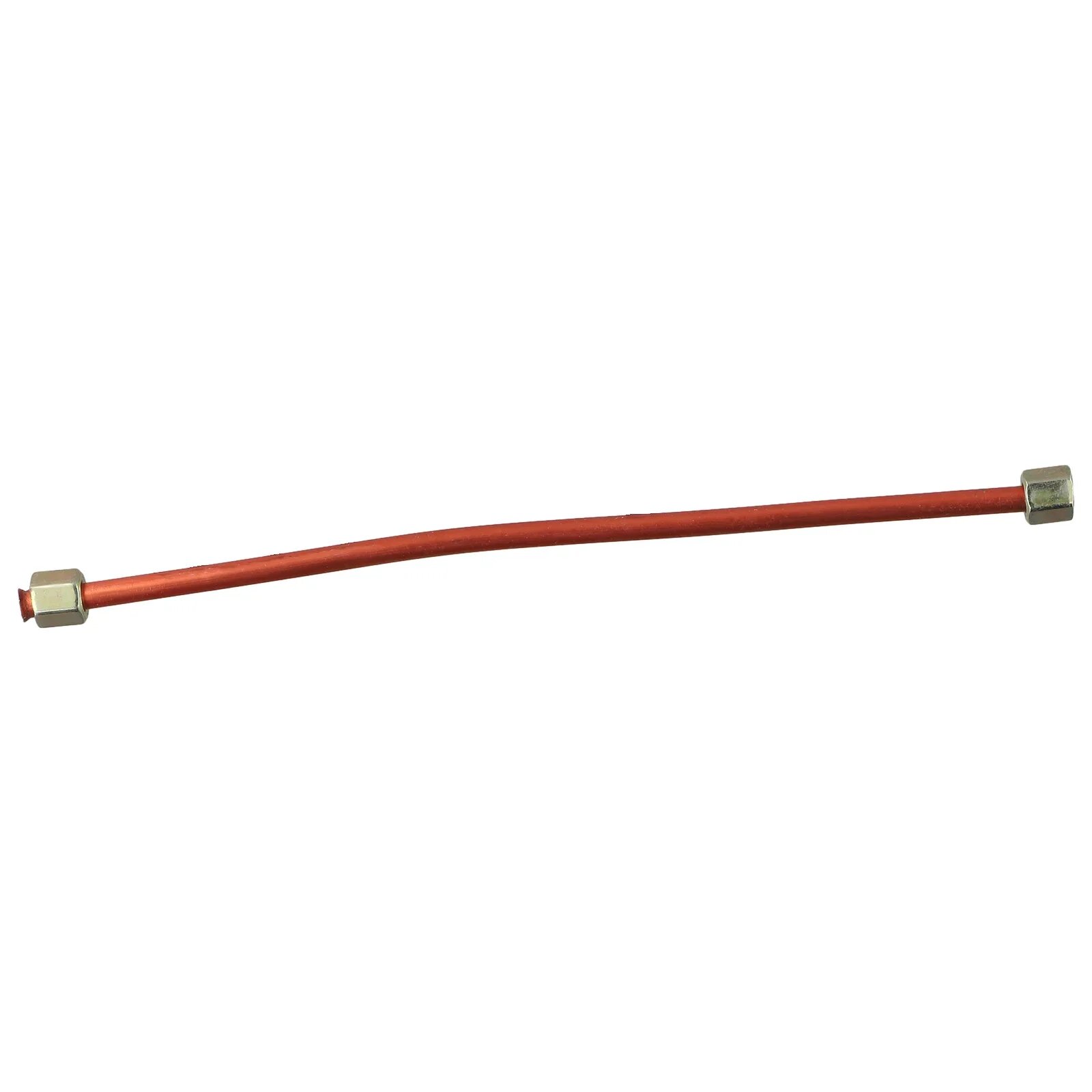 Совершенно новые запасные части для воздушных труб, широко используемые, длина 200 мм, шестигранная гайка 9 мм, воздушный компрессор, медный тон, медь + алюминий