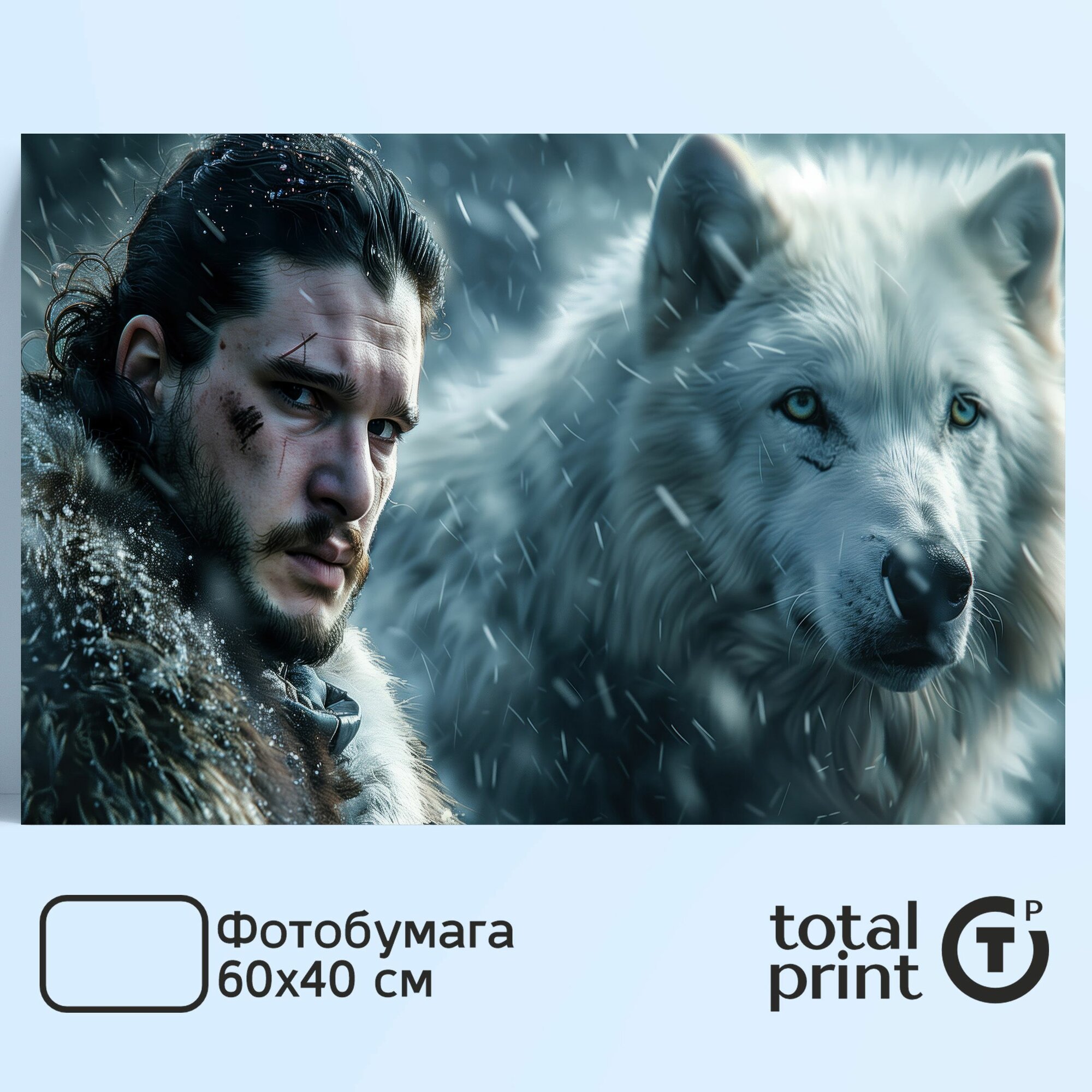 TotalPrint Постер для интерьера, Игра престолов, 60х40см.