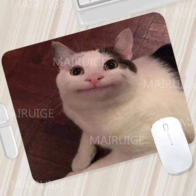 Забавный мем, маленький коврик для мыши, кавайный офисный коврик, геймерские коврики, милые настольные коврики, игровой аксессуар, мышь, стол, ковер, поверхность для компьютера