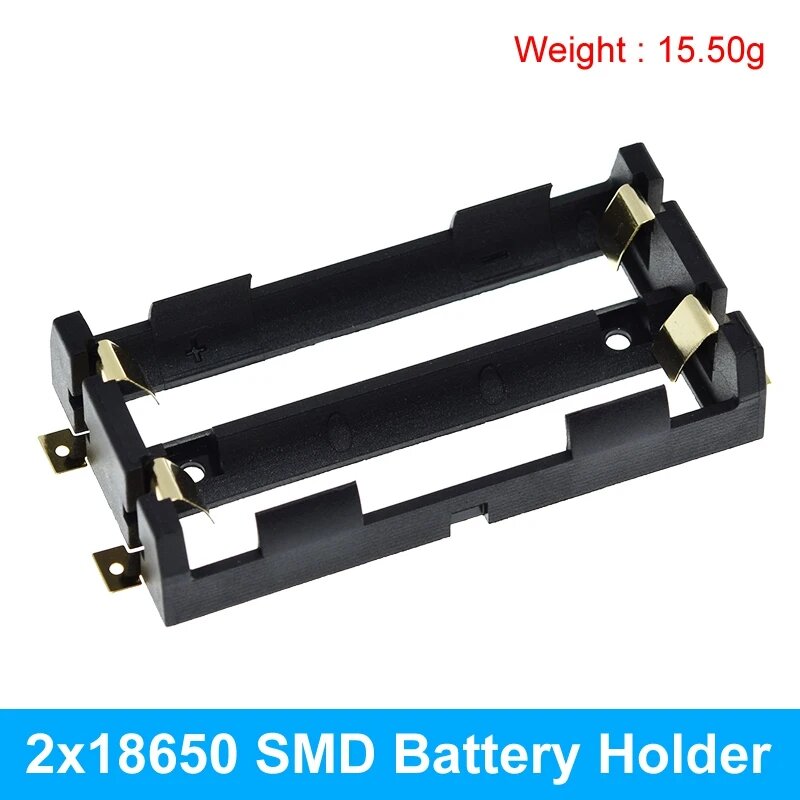 Держатель 2x18650 SMD для аккумуляторов, 1pcs