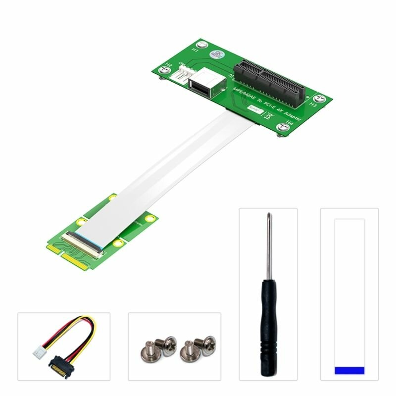 Адаптер Mini PCIe to PCIe x4