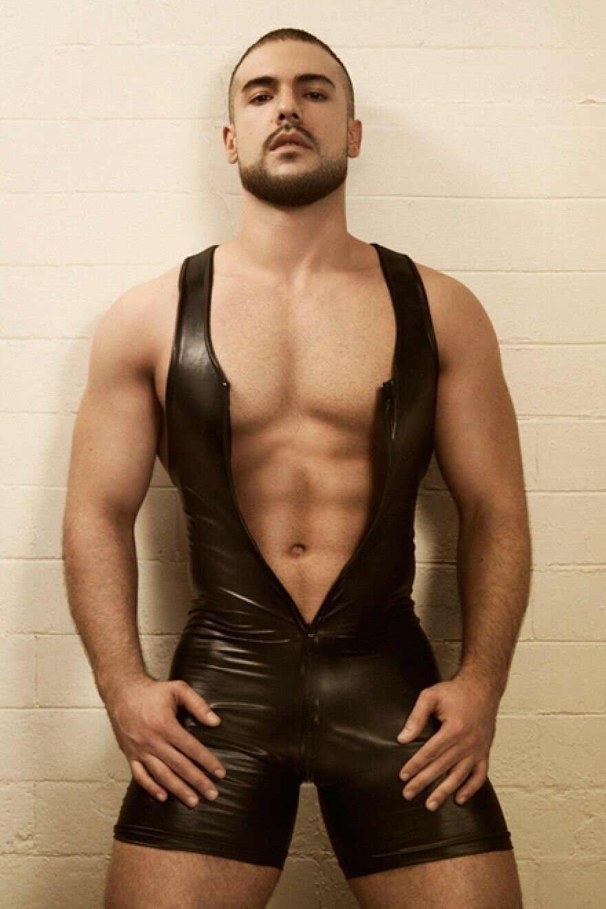 Фетиш кожаный сексуальный комбинезон для мужчин, эротический борцовский костюм