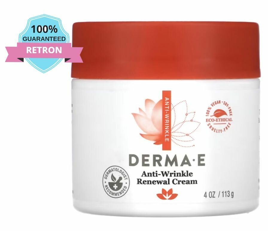DERMA E крем для лица Anti-Wrinkle Renewal Cream 113g