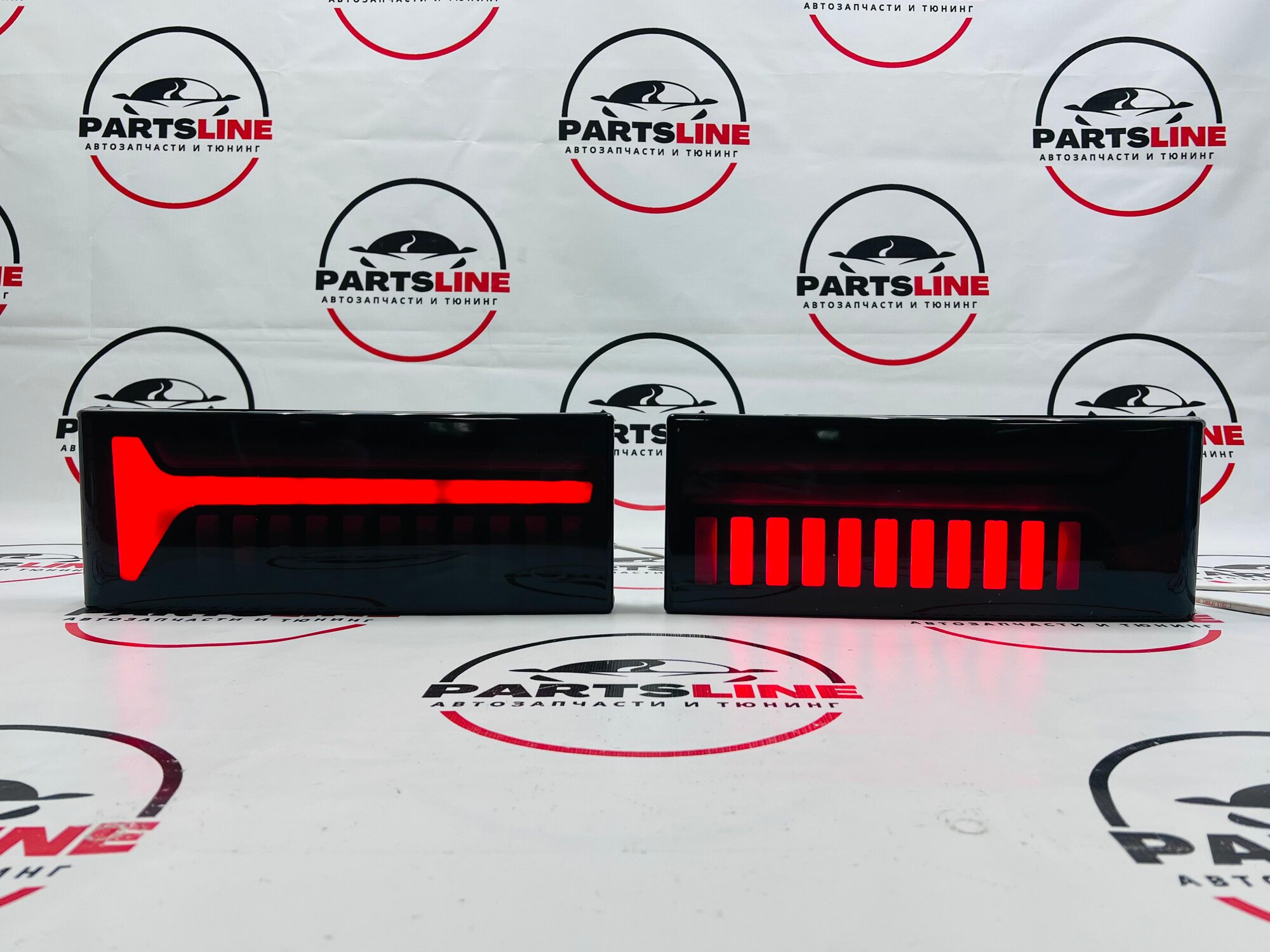 Светодиодные фонари ВАЗ 2108, 2109, 2113, 2114, 21099 "Топорик" тонированные, комплект