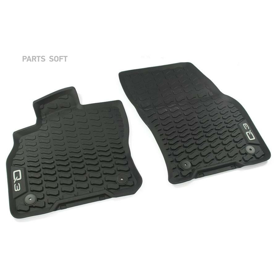 83B061501041 VAG Ковры передние Q3 2019-, резиновые, чёрные, Votex