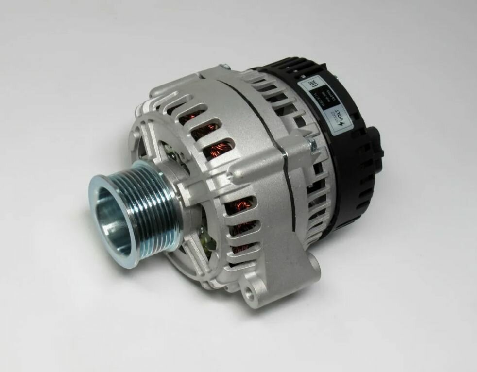 Генератор а/м КАМАЗ Евро-3 аналог BOSCH 0124555052 (28В/90А, 6 ручейковый) АвтоЭлектрика
