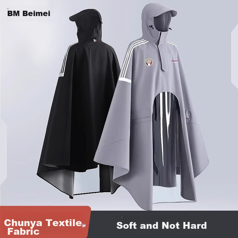 Beimei Electric Motorcycle Raincoat, Long Full-Body Storm Protection, High-End Enlarged Adult-Specific Rain Poncho for Men And Women
