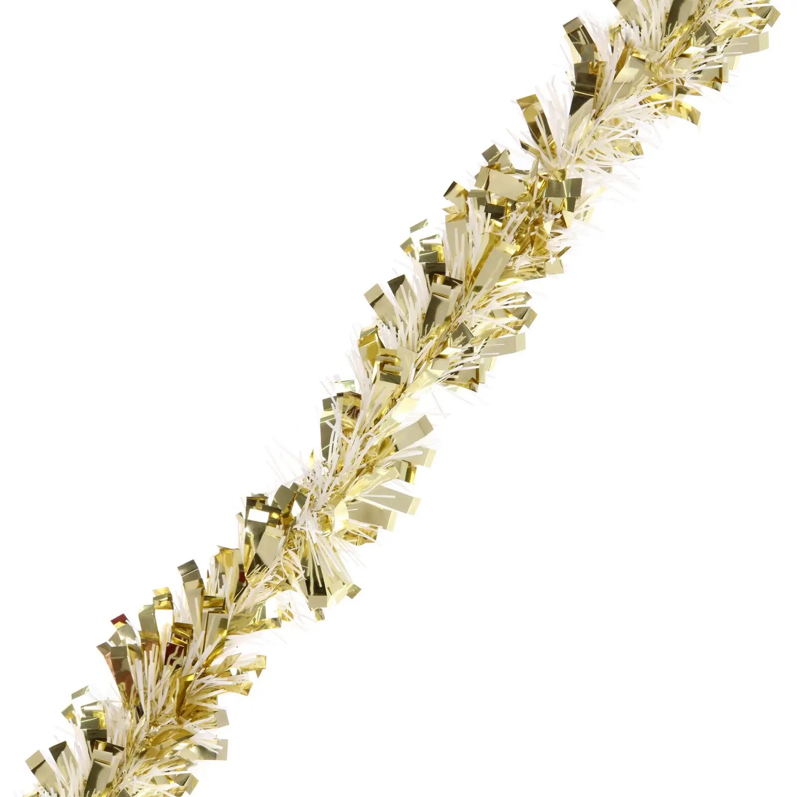 Мишура «Блеск» 2 м, 9 см, Шампань/Белый, для праздничного декора