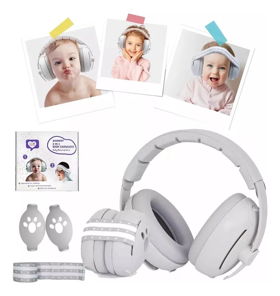 Новые 2 В 1 Детские Наушники С Защитой От Шума Для Детей 0-4 Лет, Защита Слуха, Безопасные Материалыбез Давления В Родничке, Эффективное Шумоподавление