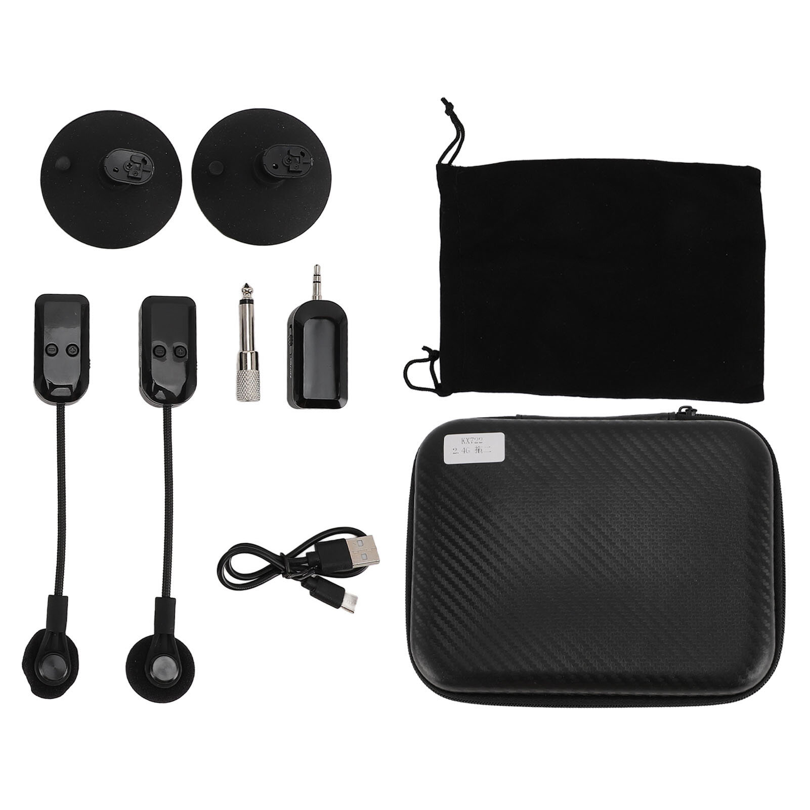 Саксофон микрофон 2,4 г беспроводной 360 ° Стабильный скрипочный микрофон для производительности