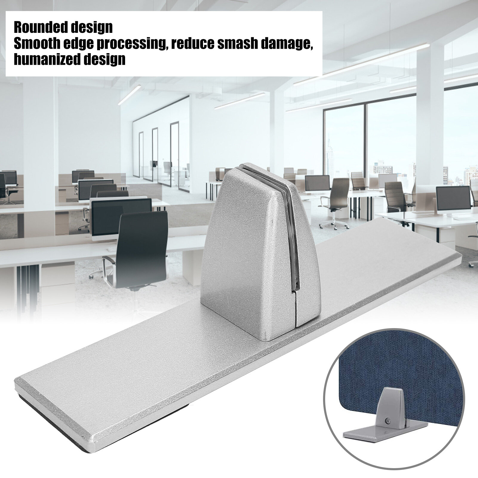 Перегородка экрана стола, фиксированный зажим, съемный кронштейн для обшивки стола, зажим для офиса