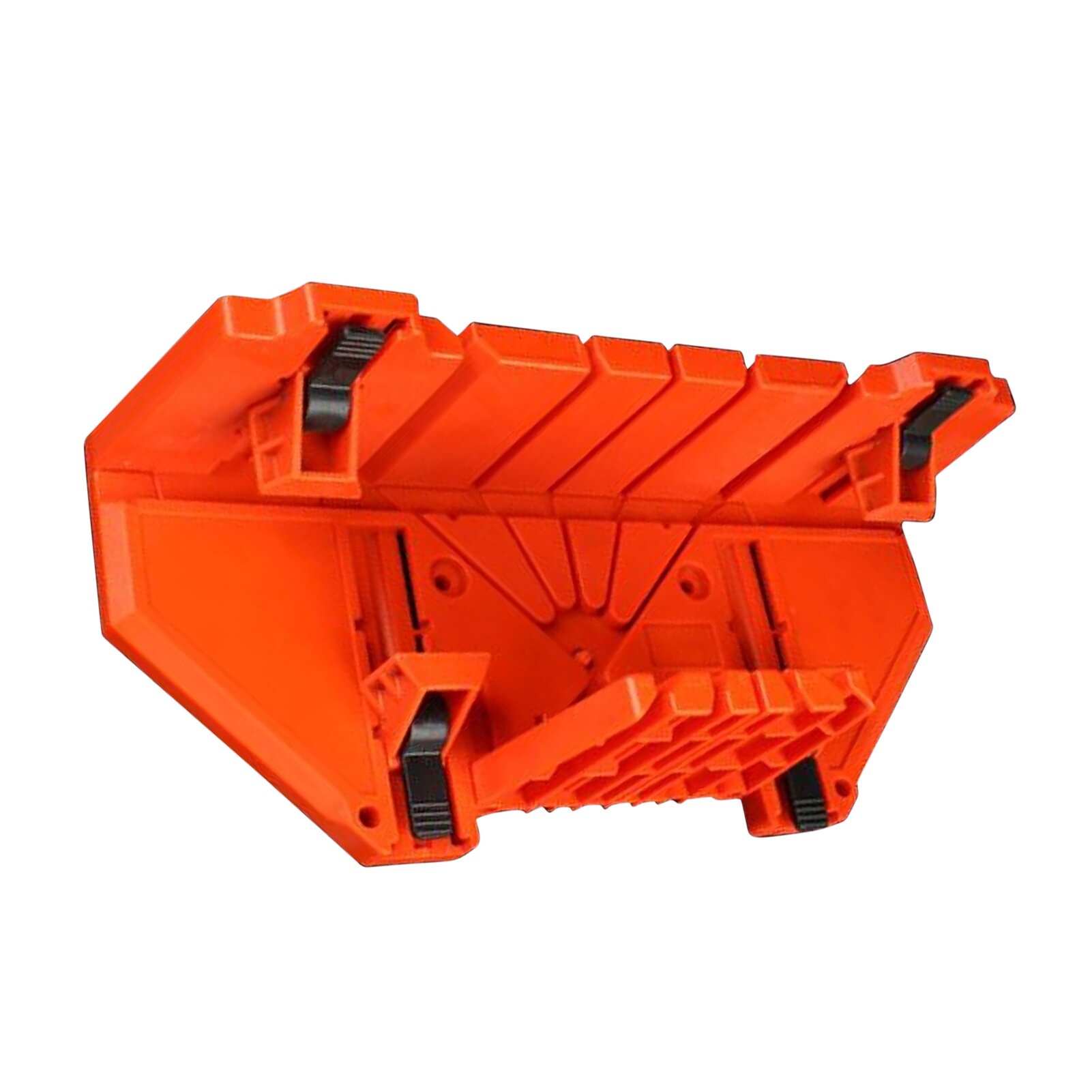 14-дюймовый стусло с подвижной и нескользящей губкой для углов паза задней пилы 45/22,5/90 градусов. Коробка для пиления и зажима для деревообработки.