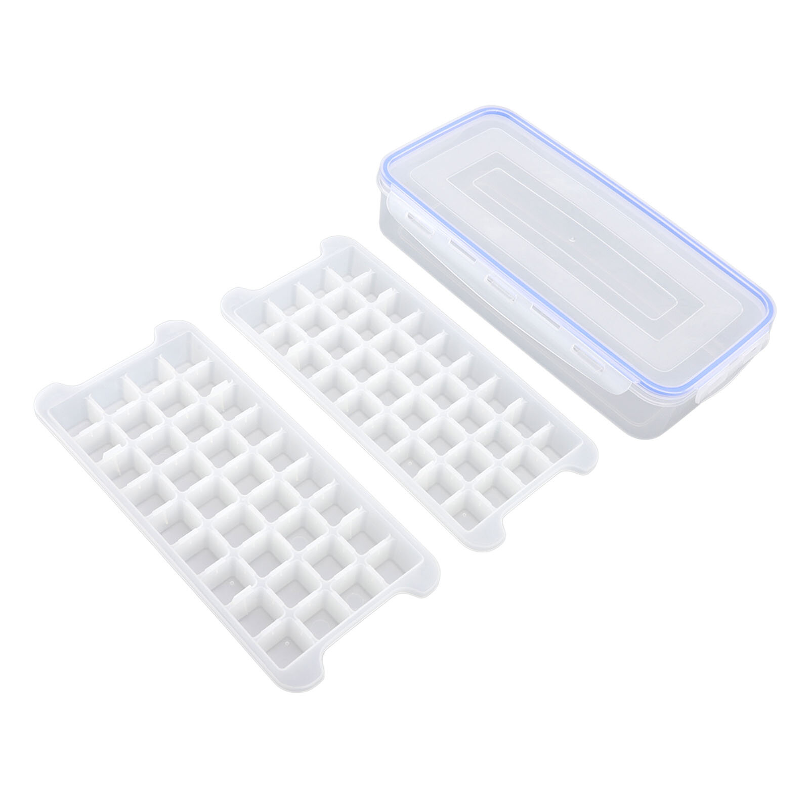 Бытовая льдогенератор большой емкости 1,7 л, 2-слойная форма для изготовления кубиков льда, лоток для изготовления 72 кубиков льда