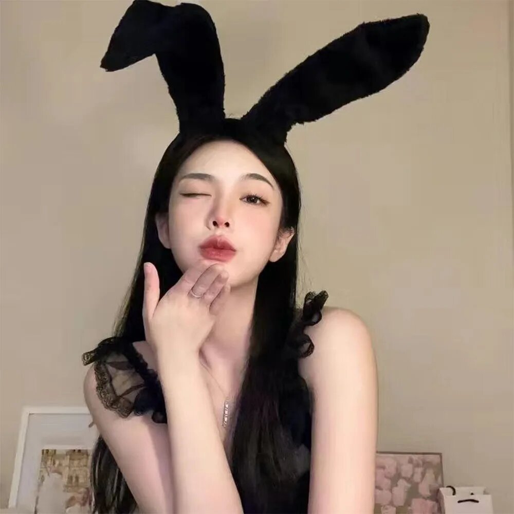 Plush Rabbit Ears Headbands