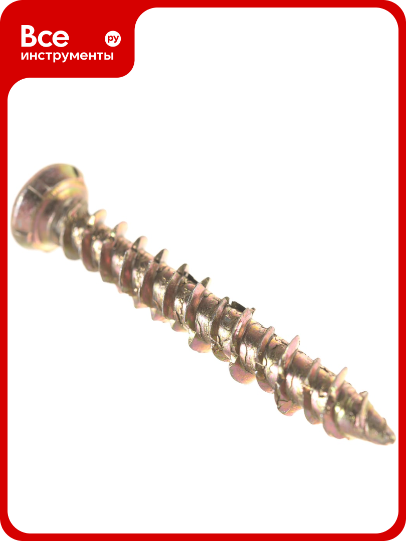 Шуруп по бетону креп-комп Нагель 7,5х52 100шт н52, 5×52