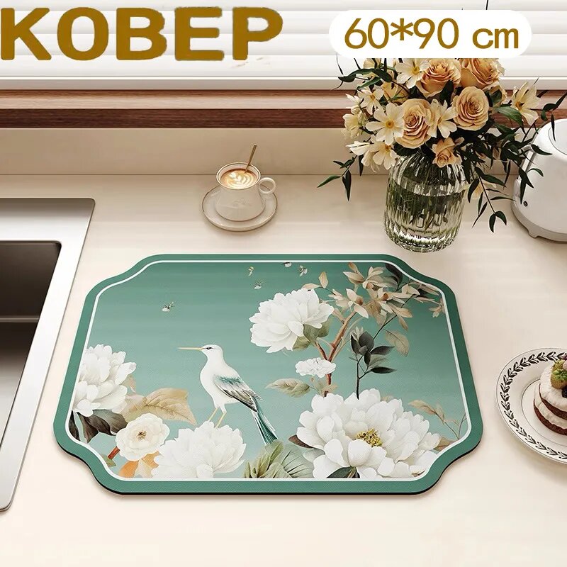 Forseon Коврик для сушки посуды, 90 см х 60 см , 1 шт