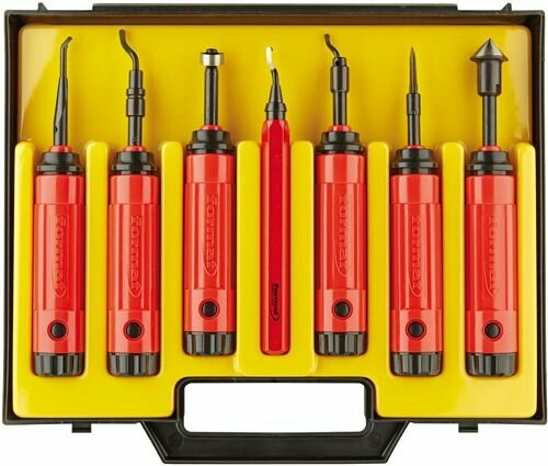 Набор для удаления заусенцев, зенкерования, шабрения, для снятия внешней и внутренней фаски EL7000FAT MS 7 шт. Format 1496 0007 Fplus