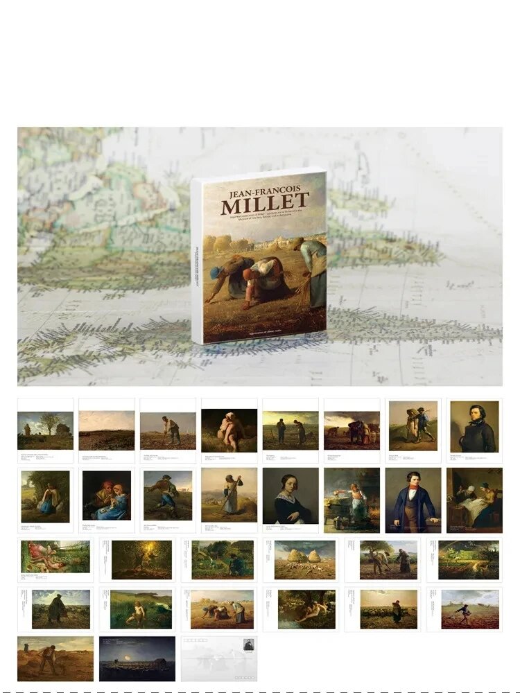 Открытки Jean-François Millet, Цвет: Millet