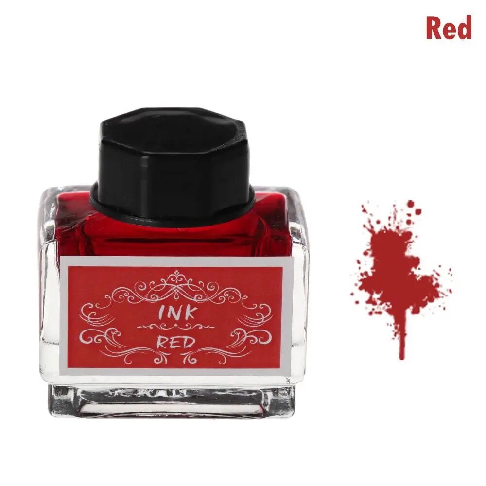Цветные чернила для перьевых ручек Colored Ink Красный, red