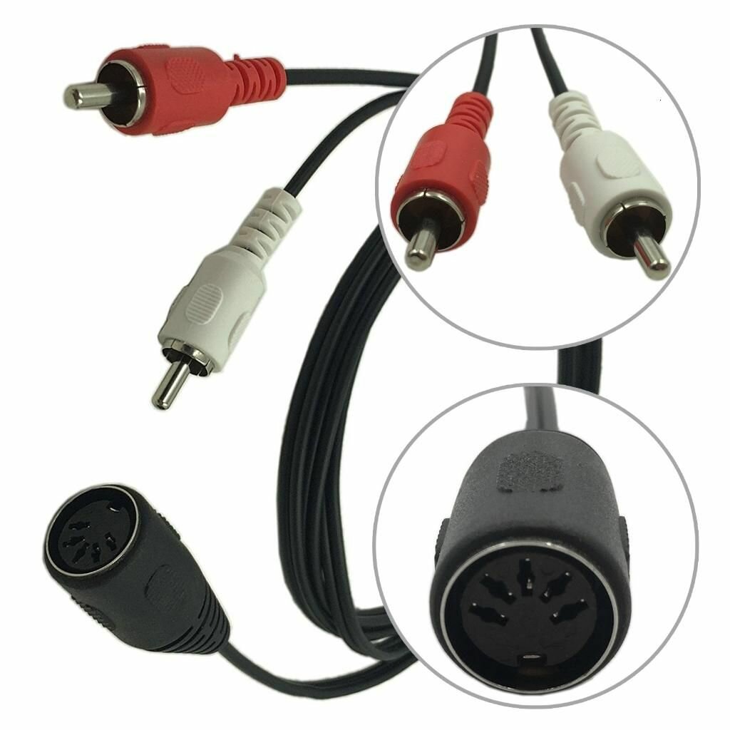 Кабель стерео DIN RCA — фото 1