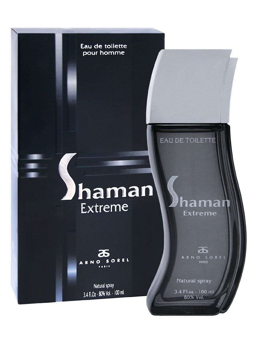 Туалетная вода Arno Sorel "Shaman Extreme", мужская, цитрусовая, мускусная, 100мл