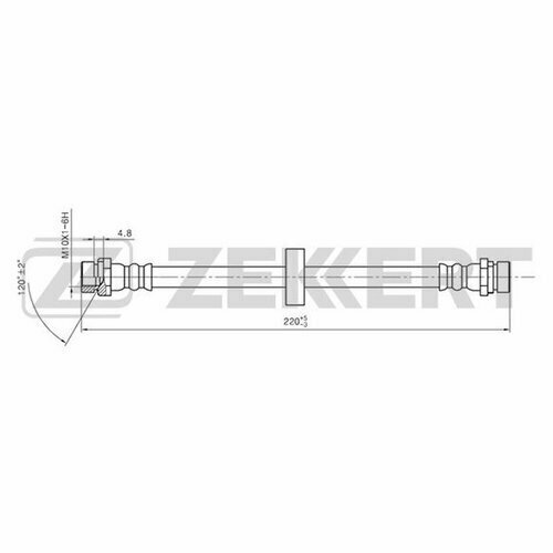 Шланг тормозной ZEKKERT bs9295 для Ford Focus