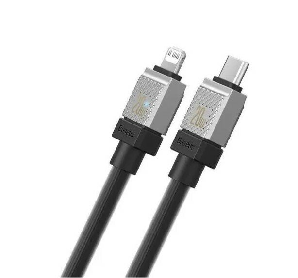 Кабель для быстрой зарядки Baseus CoolPlay Series Fast Charging, Type-C to Lightning, PD20W, 2 метра, Черный