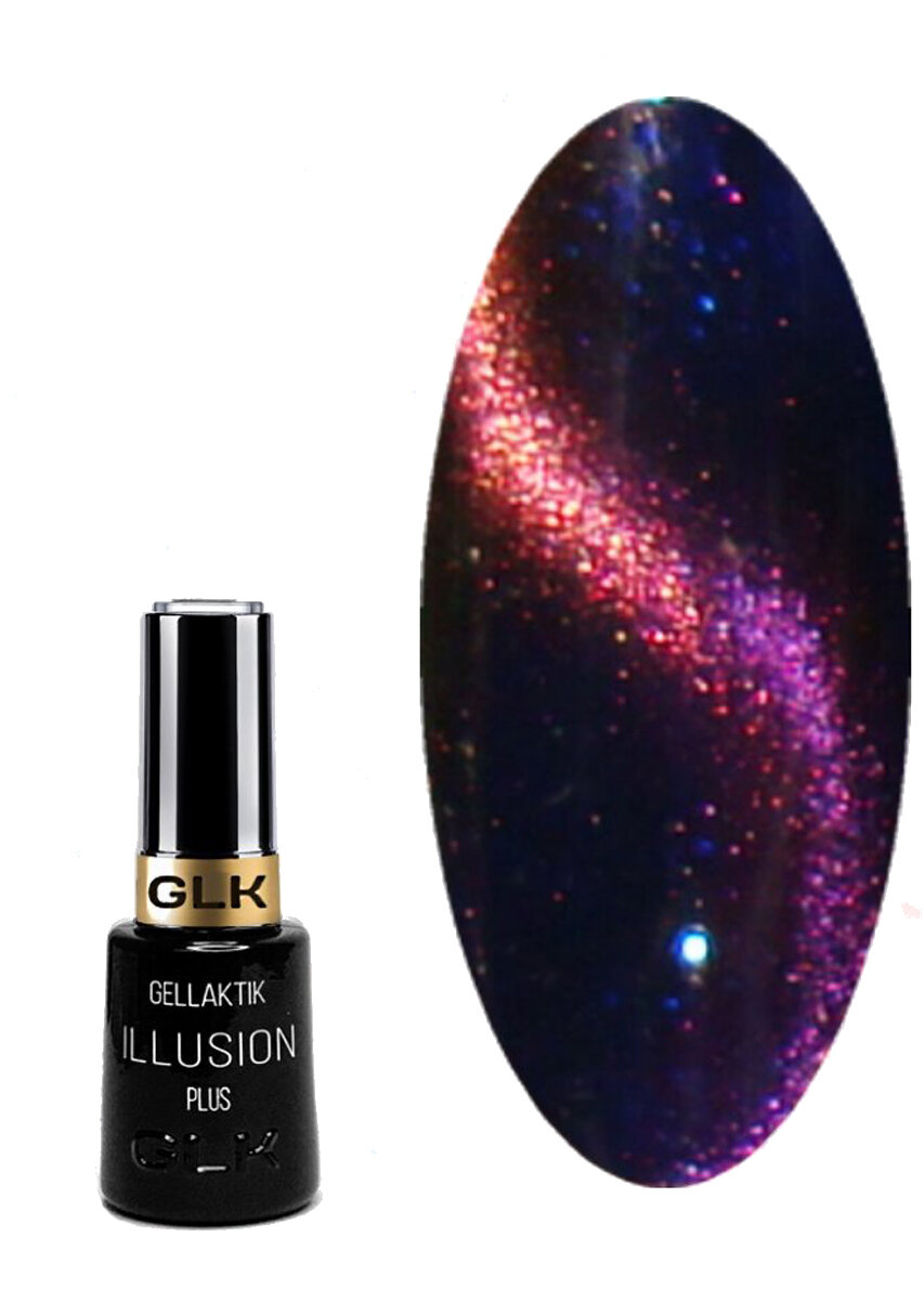 Gellaktik Гель-лак кошачий глаз ILLUSION PLUS №01 12 мл