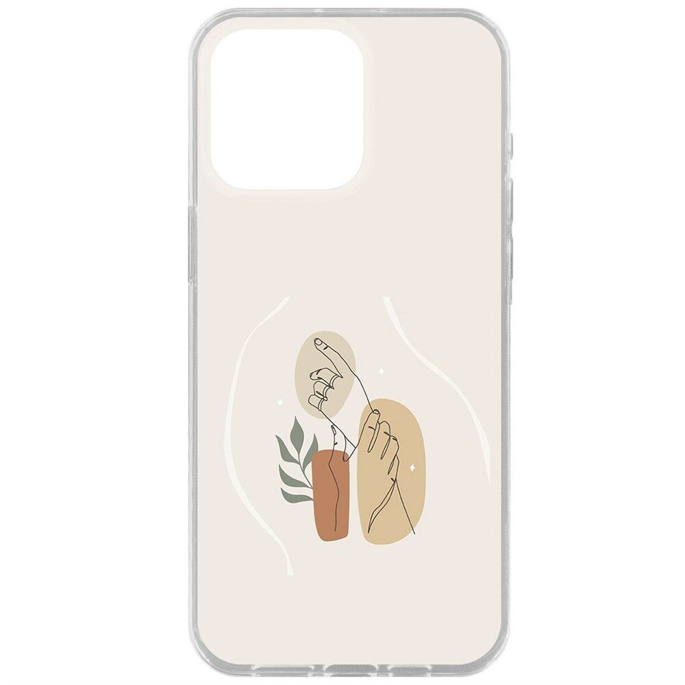 Чехол-накладка Krutoff Clear Case Тонкость для iPhone 15 Pro Max