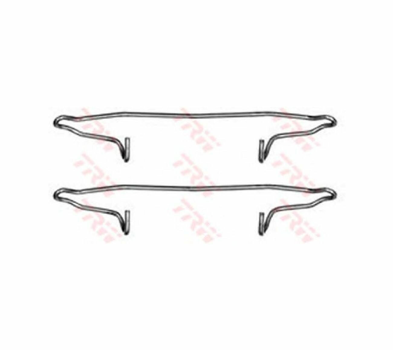 Пружины прижимные дисковых колодок к-т. AUDI/FORD/SAAB/SKODA/VW перед.