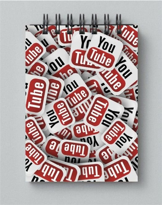 Блокнот YouTube/ Ютуб №3, А4