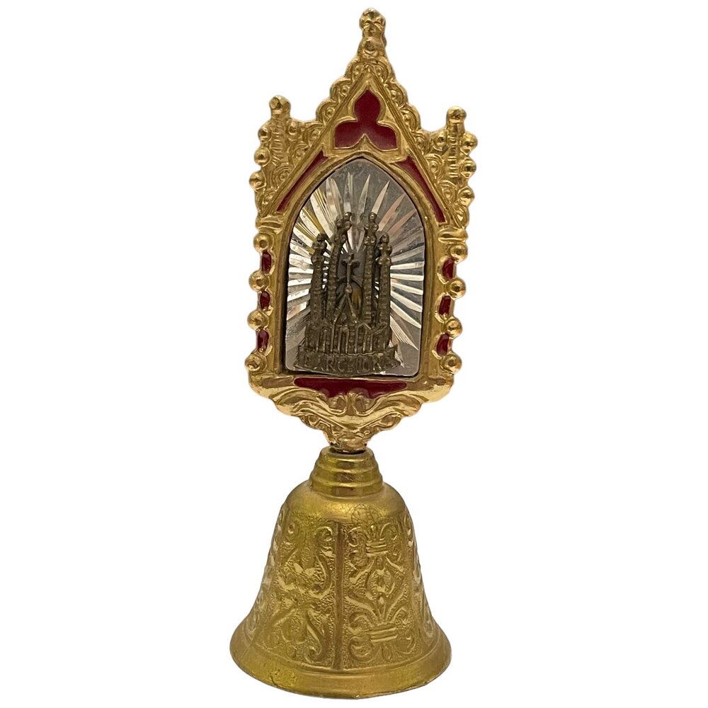 Колокольчик сувенирный "Барселона", 1990-2010 гг, сталь, Испания