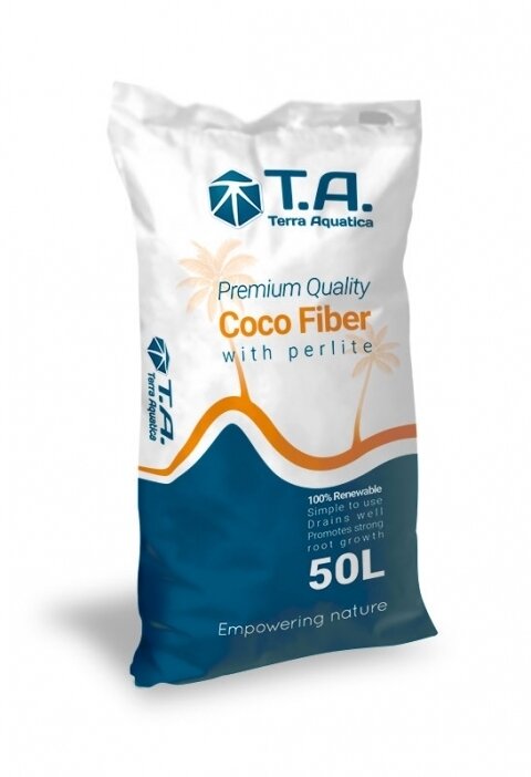 Кокосовый субстрат Terra Aquatica CocoFiber c перлитом-50л