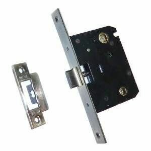 Замок врезной сантехнический под фиксатор MSM L70 SN цвет: матовый никель