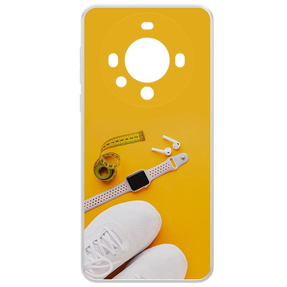 Чехол-накладка Krutoff Clear Case Кроссовки женские Фитнес для Huawei Mate 60