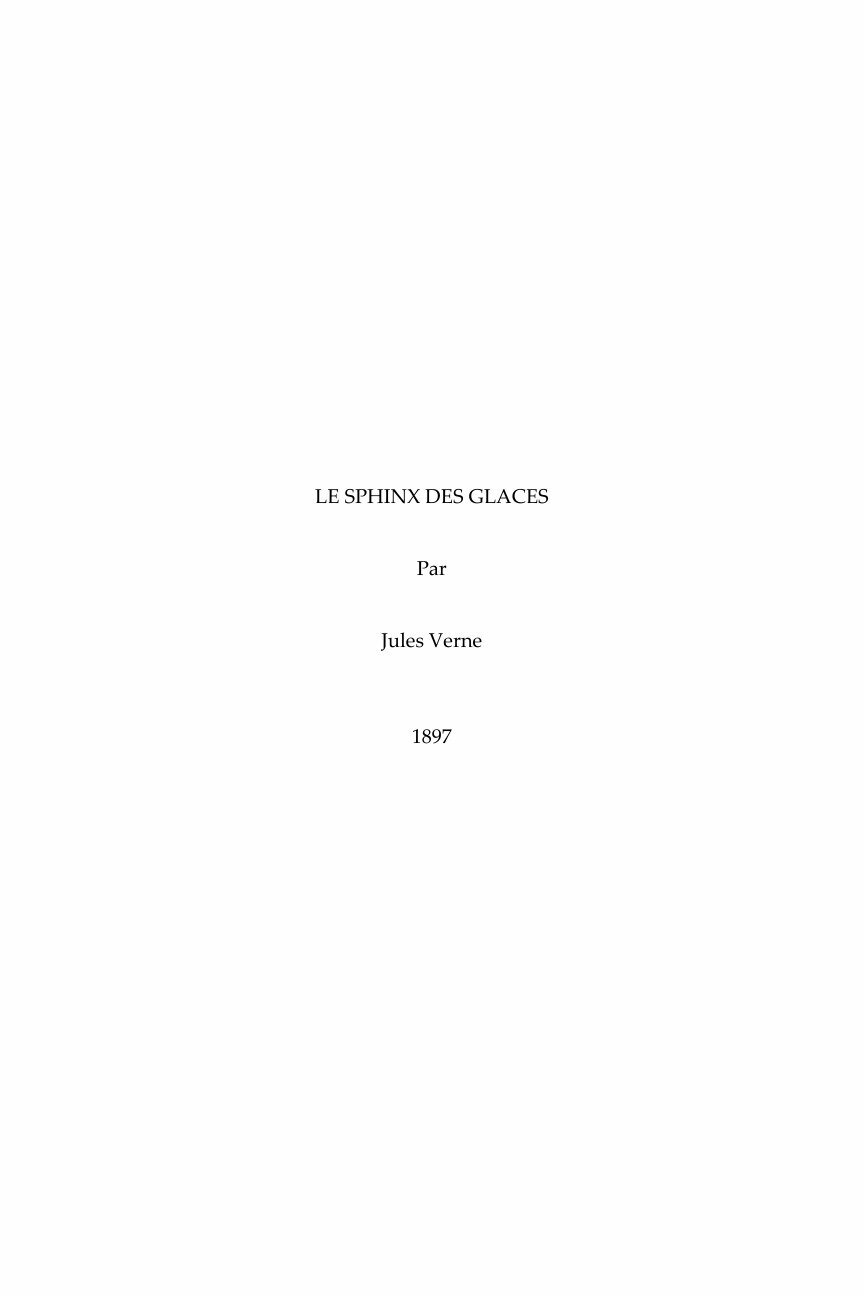 Le Sphinx Des Glaces (Dodo Press) — фото 1