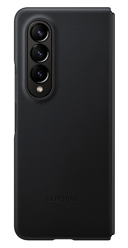 Чехол-накладка Samsung Z Fold4 EF-VF936LBEGRU черный Leather Cover