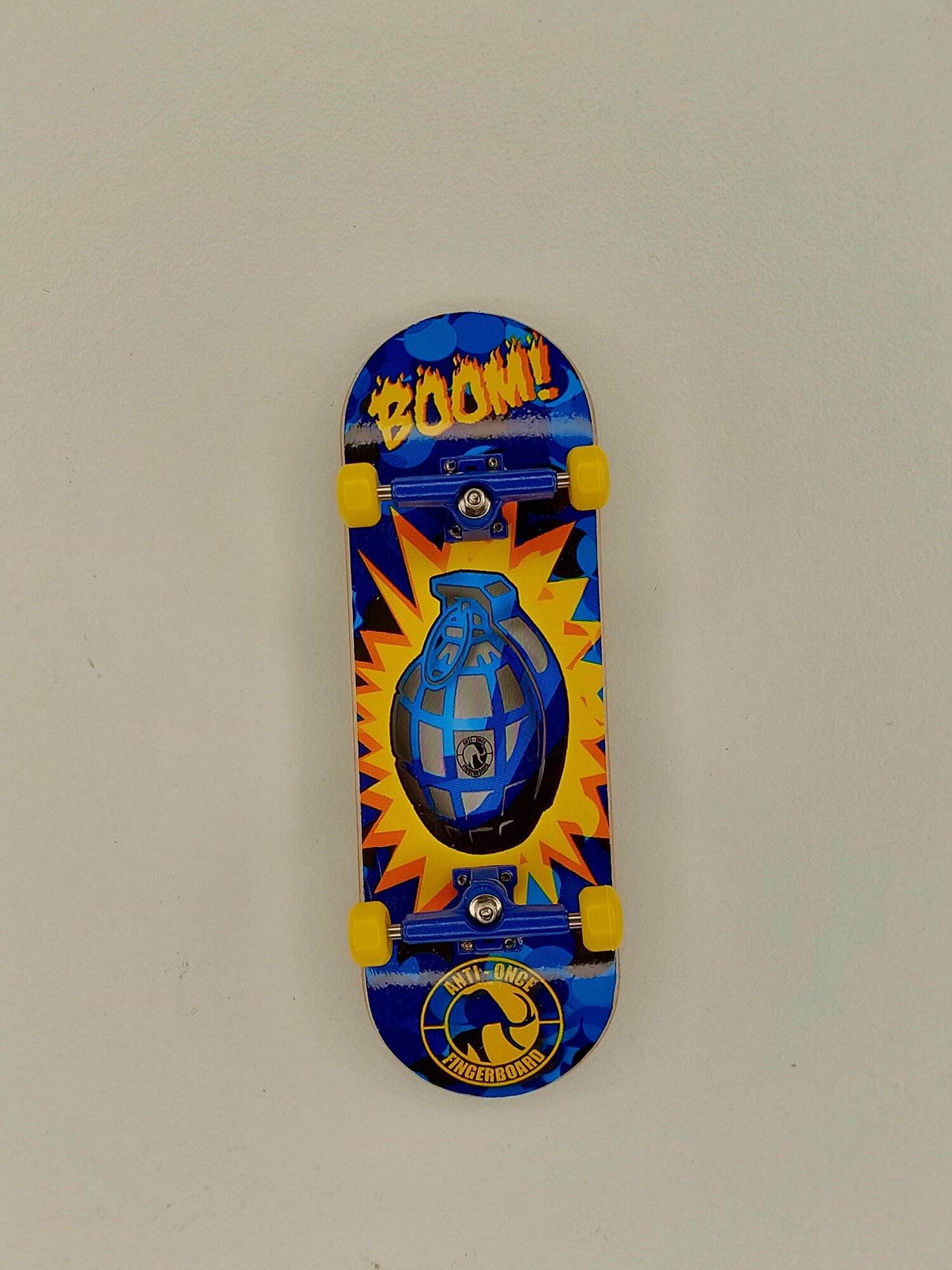 Anti-Once / СкейтГо / Фингерборд, профессиональный fingerboard Anti-Once Deck 32 mm, пальчиковый скейтборд 10