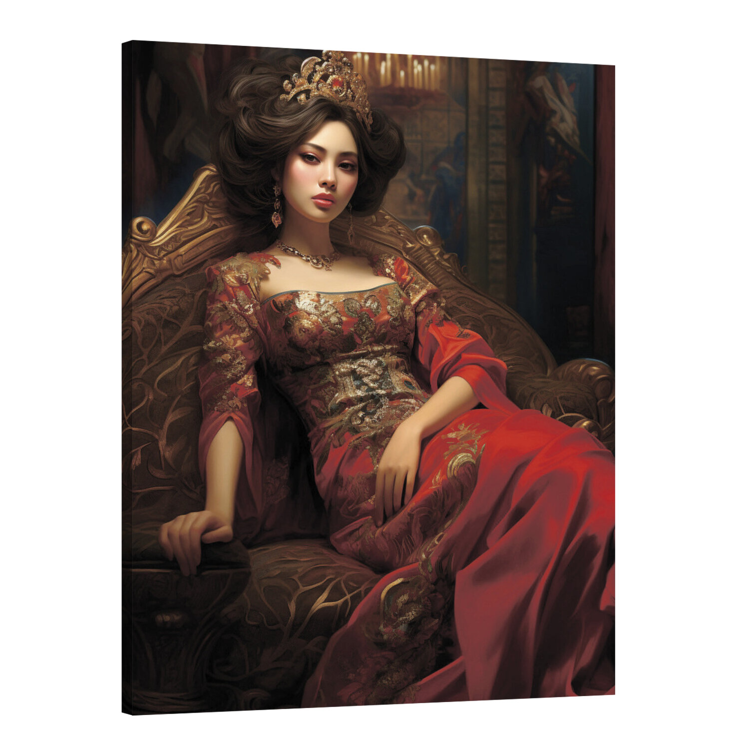 Интерьерная картина 50х70 "Королевская дива"