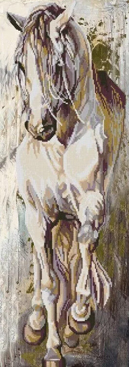 Рисунок на ткани Конёк "Норд", 25x65 см