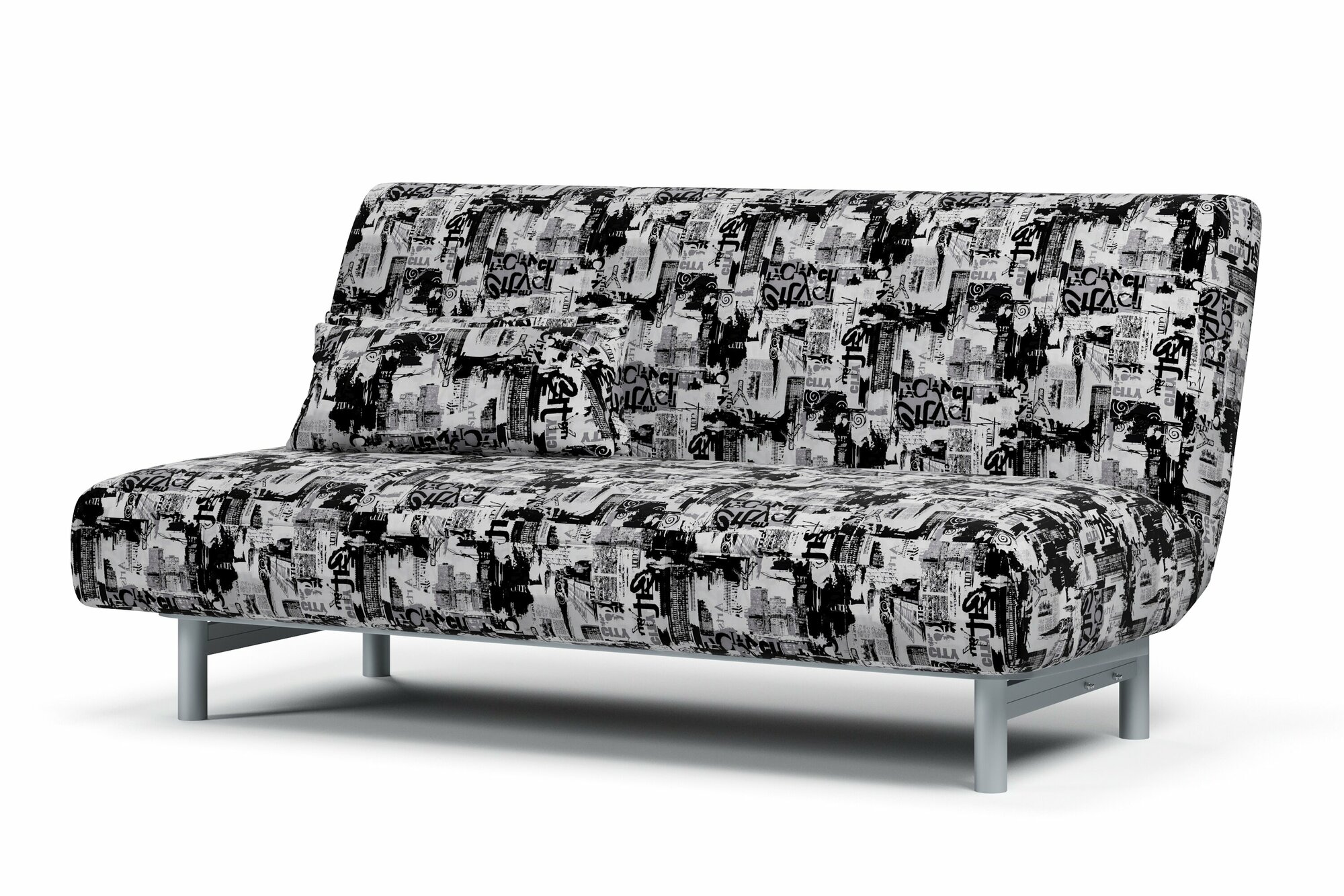 Диван-финка Novelti Forest City Prints City 1 (195х100х93, СМ 138х195), раскладной, 3 положения, металлокаркас, ППУ+латы