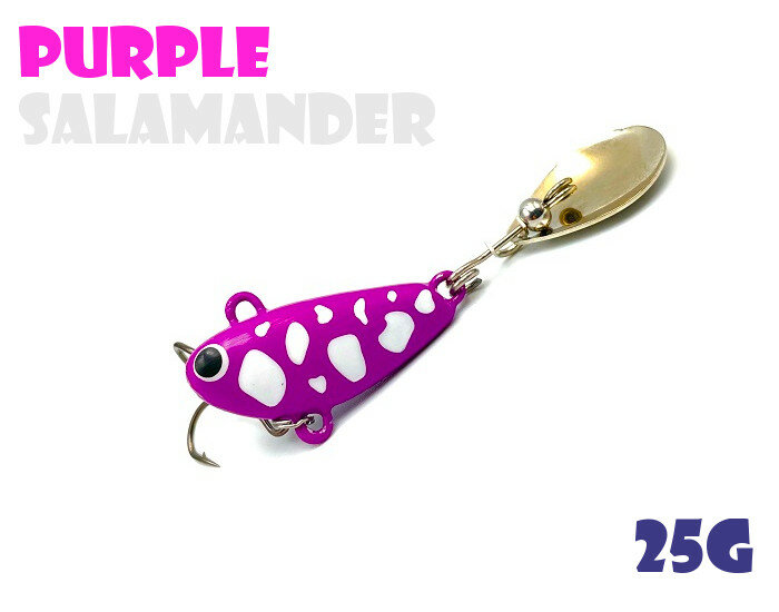 Блесна Тейл-Спиннер Uf-Studio Buzzet Bullet 25g #Purple Salamander
