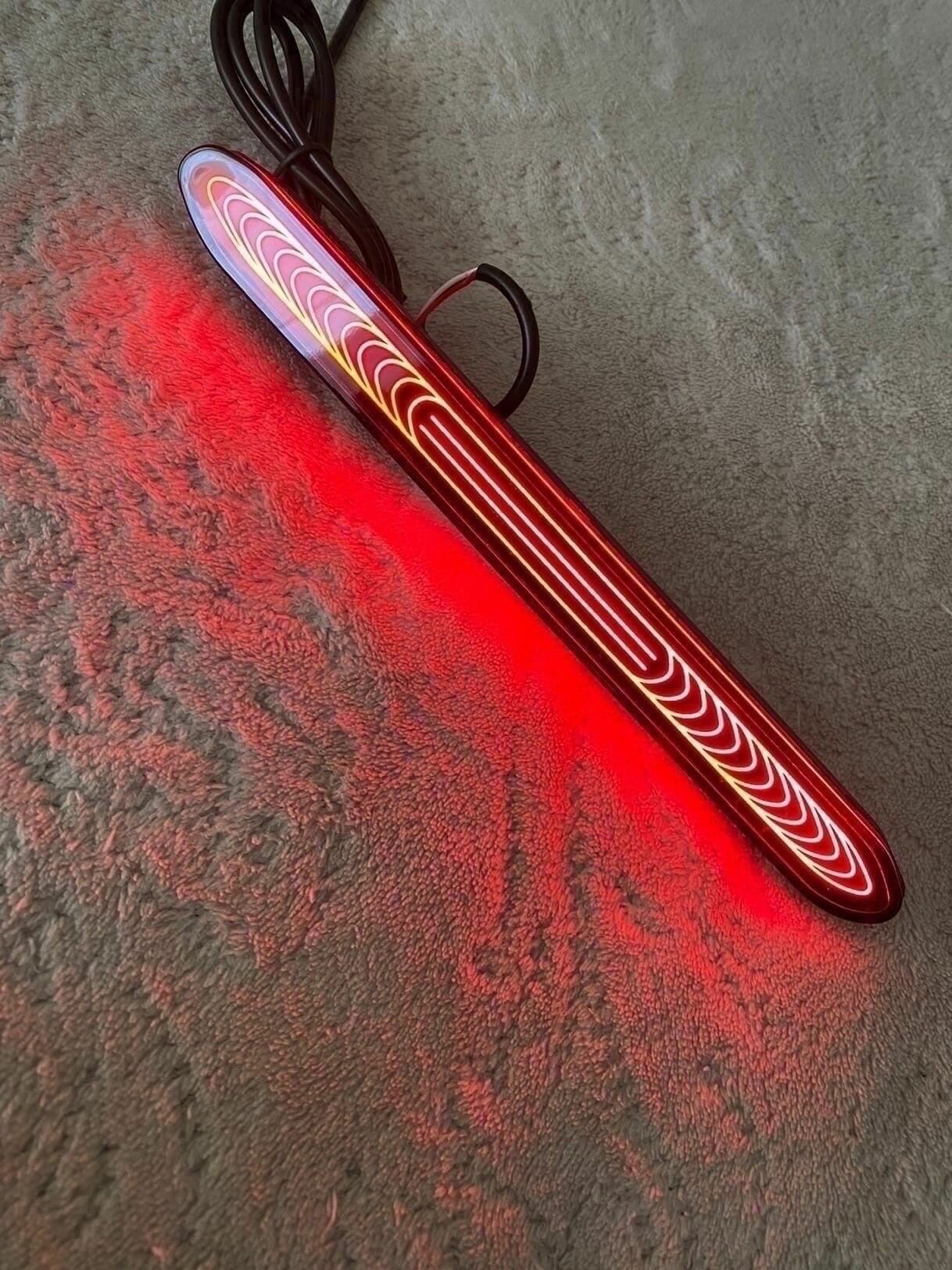 Светодиодные Led катафоты заднего бампера Honda Accord 8 фонари, стоп сигналы, стоп сигнал.