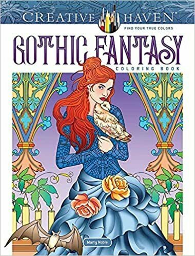 Noble Marty "Creative Haven Gothic Fantasy Coloring Book"