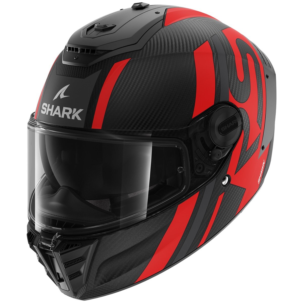 Шлем SHARK SPARTAN RS CARBON SHAWN MAT Black/Anthracite/Red XL