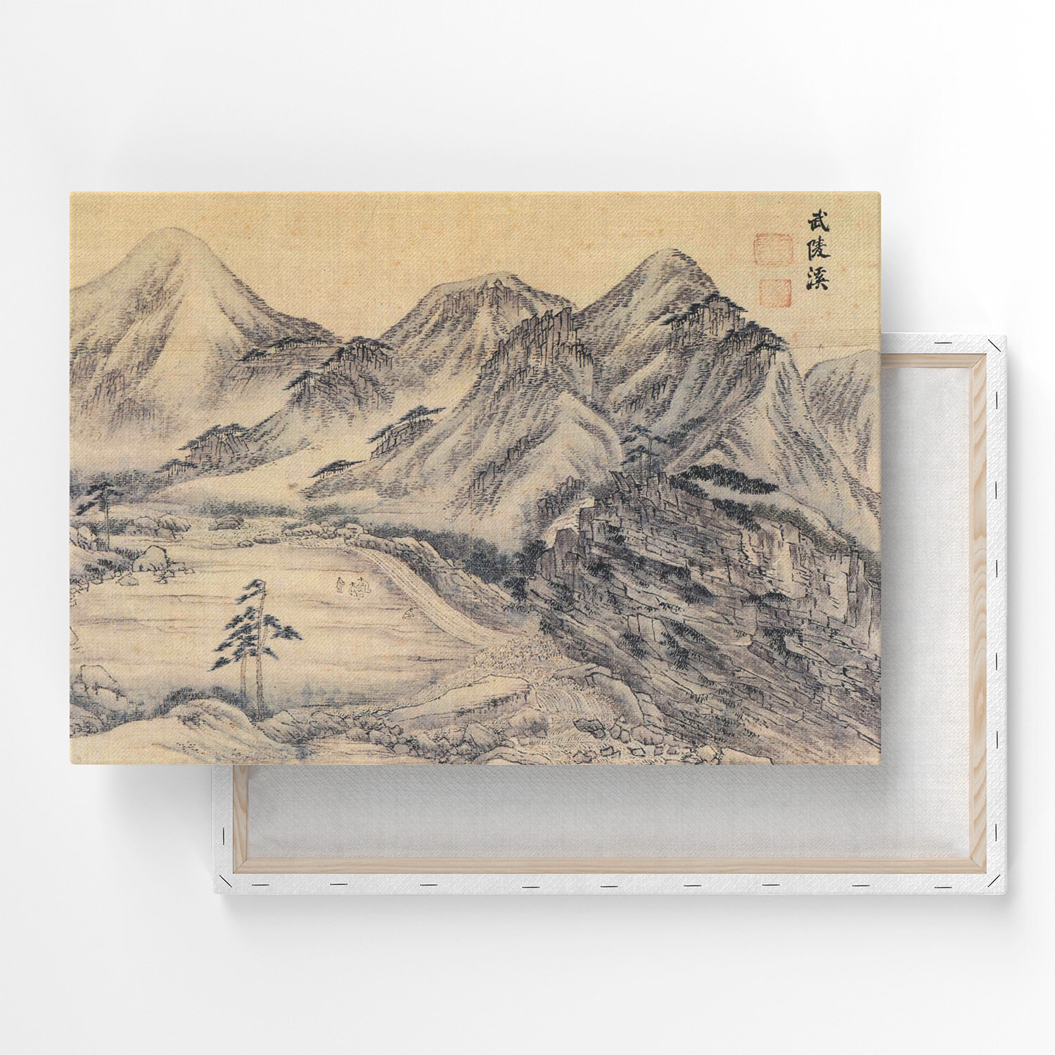 Картина на холсте, репродукция / Ким Хон До / Размер 30 x 40 см