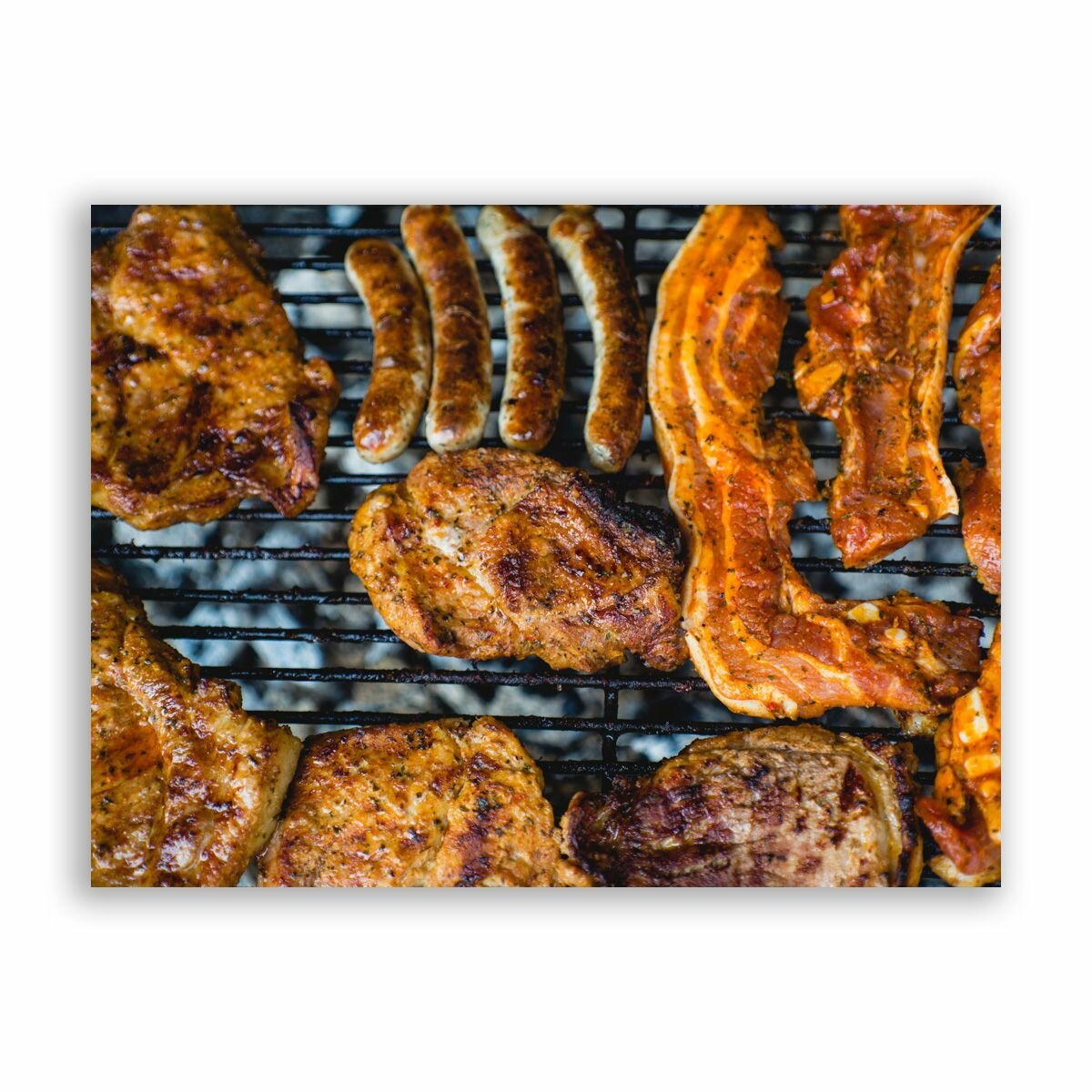 Постер, плакат на бумаге / Мясо / Размер 30 x 40 см