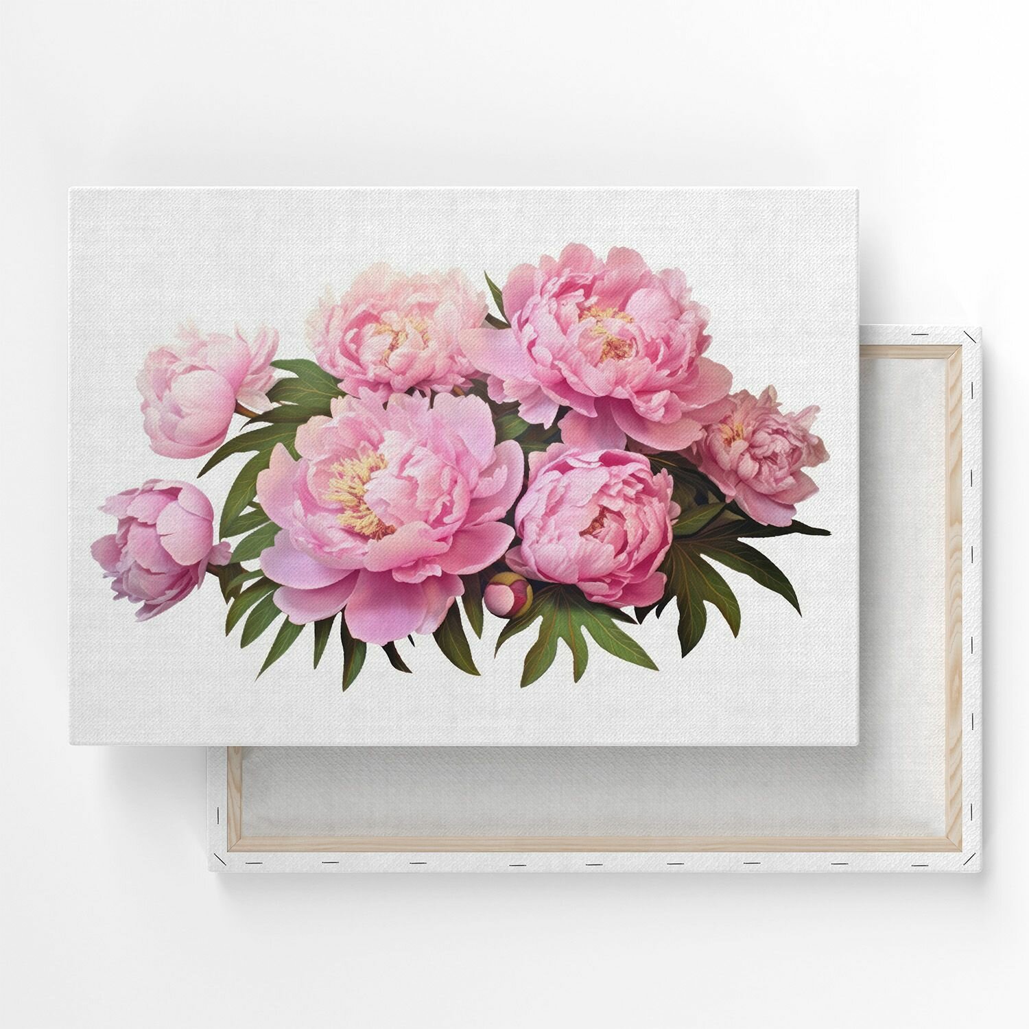 Картина на холсте, репродукция / Neural Art - Цветы / Размер 40 x 53 см